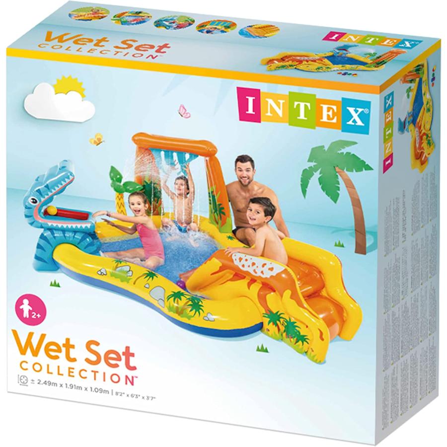 INTEX 【スポイチ】 U-57444 インテックス ダイナソアプレーセンター ビニールプール 家庭用 子供用 水遊び 訳あり : スノーボードと自転車のスポイチ - 通販 - Yahoo ...