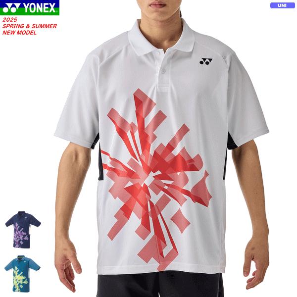 YONEX ヨネックス ゲームシャツ ユニホーム 半袖ポロシャツ ソフトテニス バドミントン ウェア 10674 ユニセックス 男女兼用 ...
