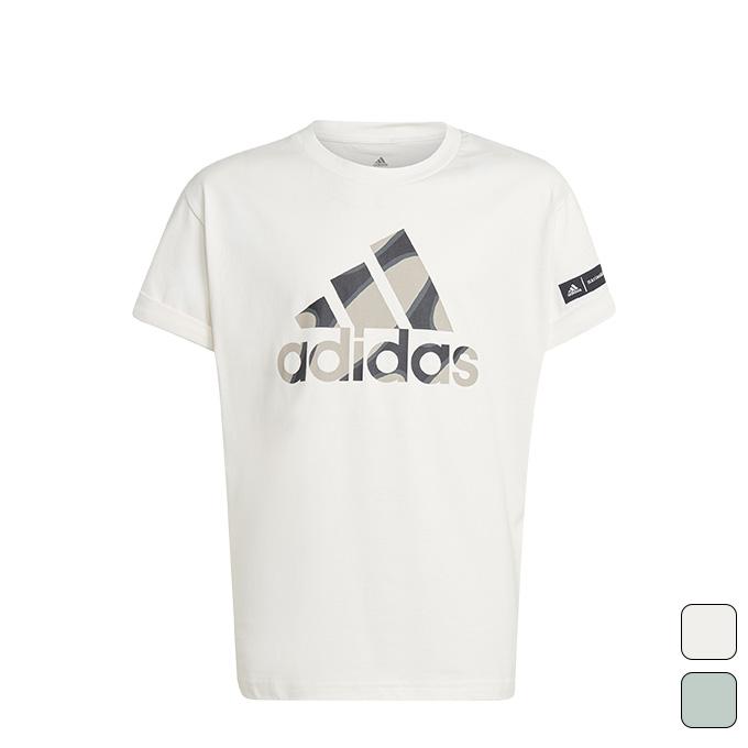 adidas アディダス ジュニア ガールズ スポーツ カジュアルウエア 半袖 トップス YG MMKO グラフィックTシャツ ECU22 ...