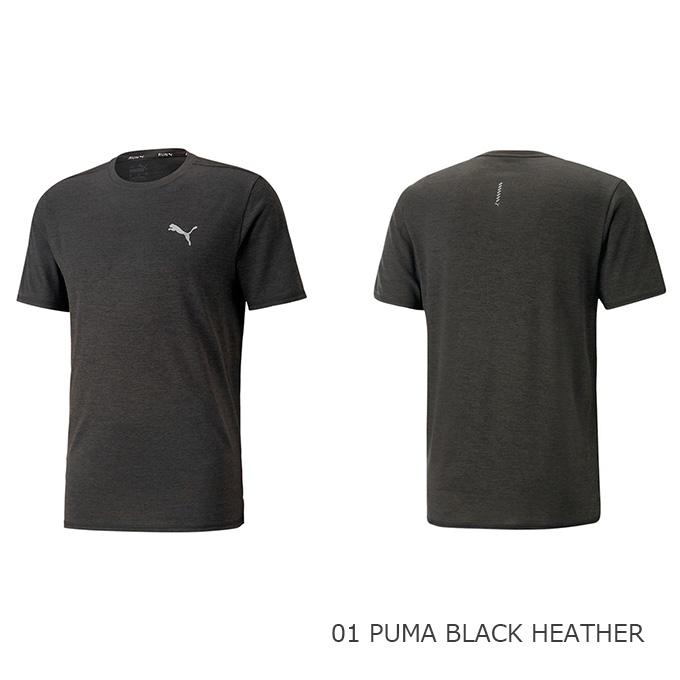 PUMA プーマ メンズ ランニング ウェア トップス 半袖 RUN FAVORITE ヘザー SS Tシャツ M 523683 ...