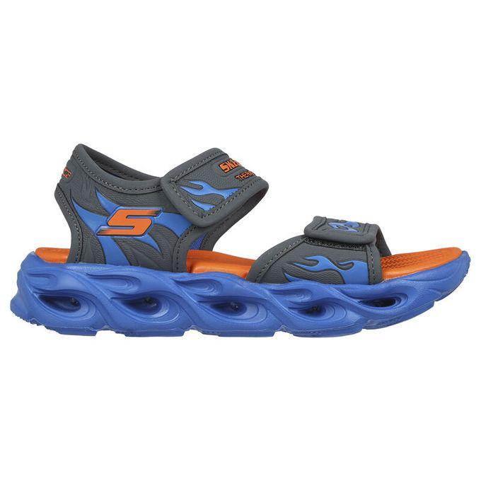 スケッチャーズ Skechers キッズ ジュニア ボーイズ サンダル スポーツ カジュアル シューズ Sライツ：サーモ-フラッシュ-ヒート ...