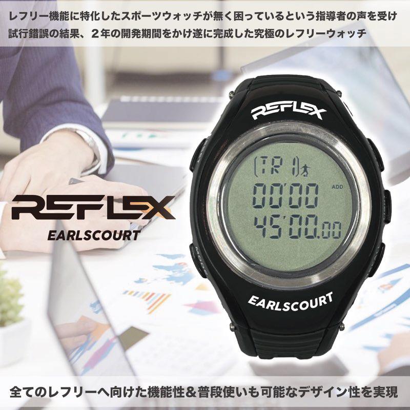 【予約】EARLSCOURT/アールズコート レフリーウォッチ REFLEX（EC-R008-BK） :EC-R008-BK:SportsBOX Yahoo!店 - 通販 - Yahoo!ショッピング