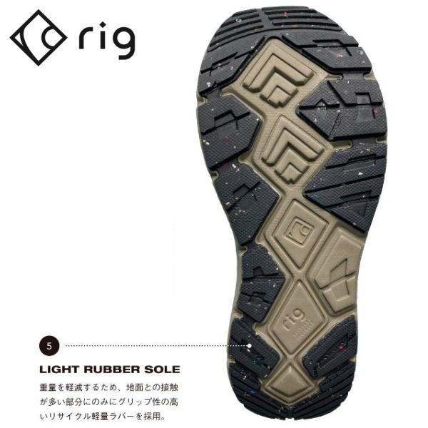 【22年5月後半出荷開始】rig リグ リカバリーサンダル oga オーガ RG0010 ユニセックス 衝撃吸収 スポーツサンダル シャワーサンダル ランニング ヨガ トレラン :rig ...