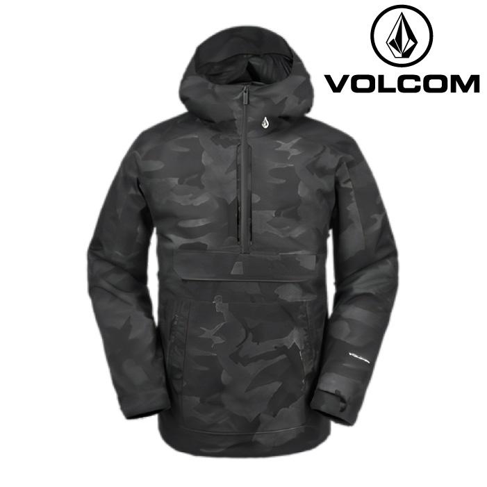 日本正規品 スノーボード ウェア ジャケット ボルコム VOLCOM BRIGHTON PULLOVER BCO-Black Camo G0652408 MEN'S メンズ 男性 プルオーバー ...