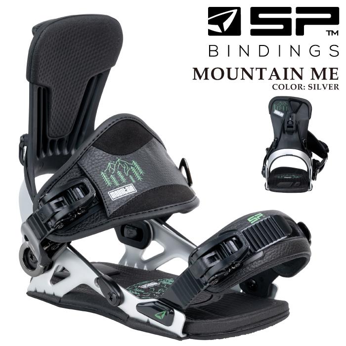 SP Binding 日本正規品 スノーボード ビンディング エスピー BINDINGS MOUNTAIN MULTIENTRY Silver マウンテン シルバー メンズ レディース ...