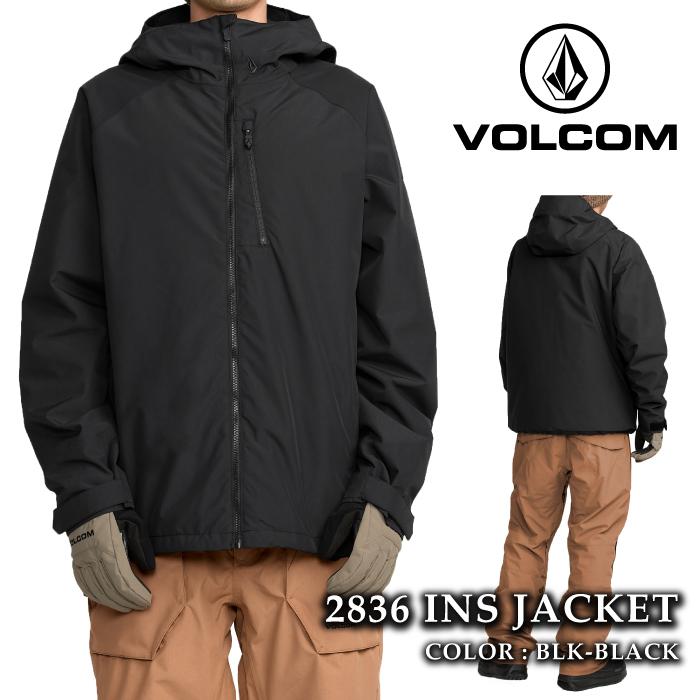 VOLCOM（ボルコム） 日本正規品 スノーボード ウェア ジャケット VOLCOM 2836 INS JACKET Black メンズ 25 ...