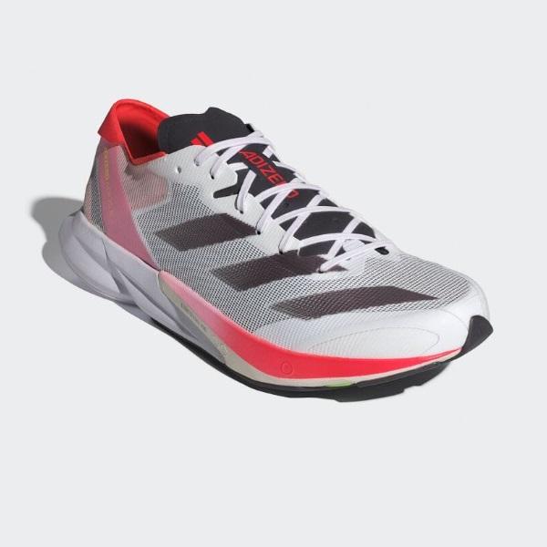 adidas アディダス ADIZERO JAPAN 8 M ランニングシューズ ID3630(フットウェアホワイト/オーロラメタリック ...