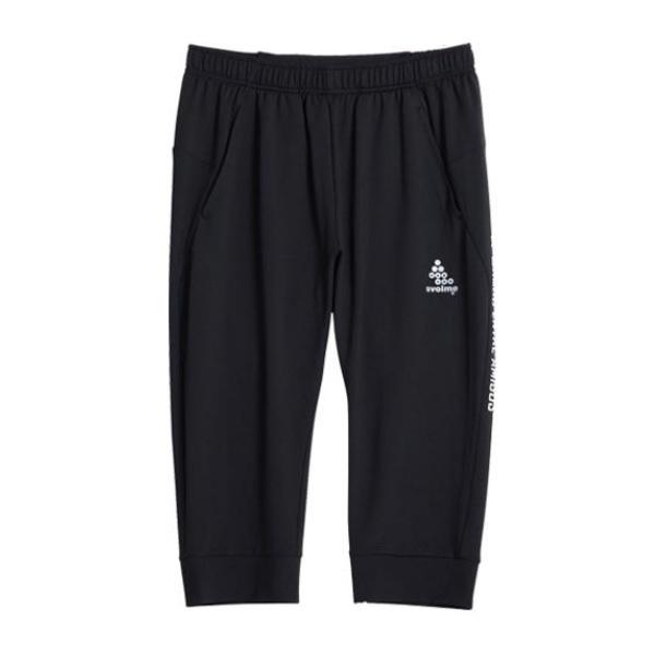SVOLME スボルメ のびのびストレッチ7分パンツ サッカーウォームアップパンツ 1221-94902-BLACK(ブラック) : スポーツ ...