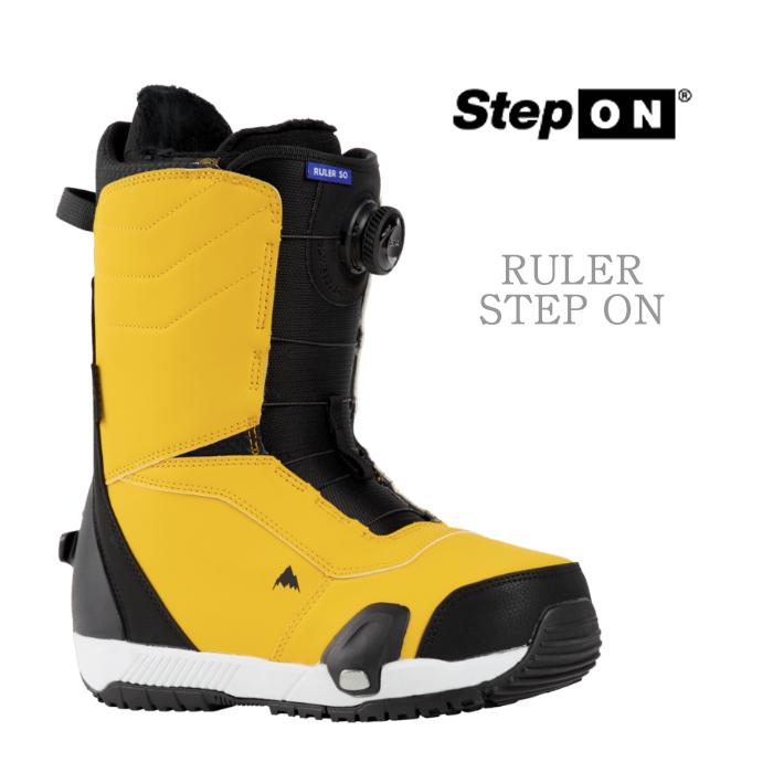 BURTON スノーボード ブーツ バートン MEN'S RULER STEP ON Goldenrod ルーラー ステップオン メンズ 24 ...