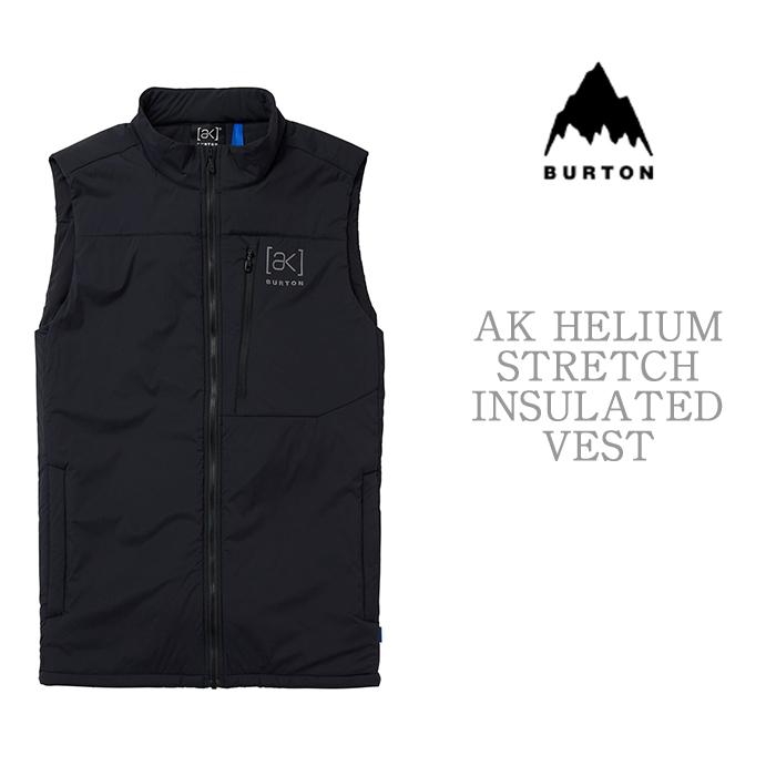 BURTON スノーボード ウェア ジャケット バートン Men's [ak] HELIUM STRETCH VEST True Black ...