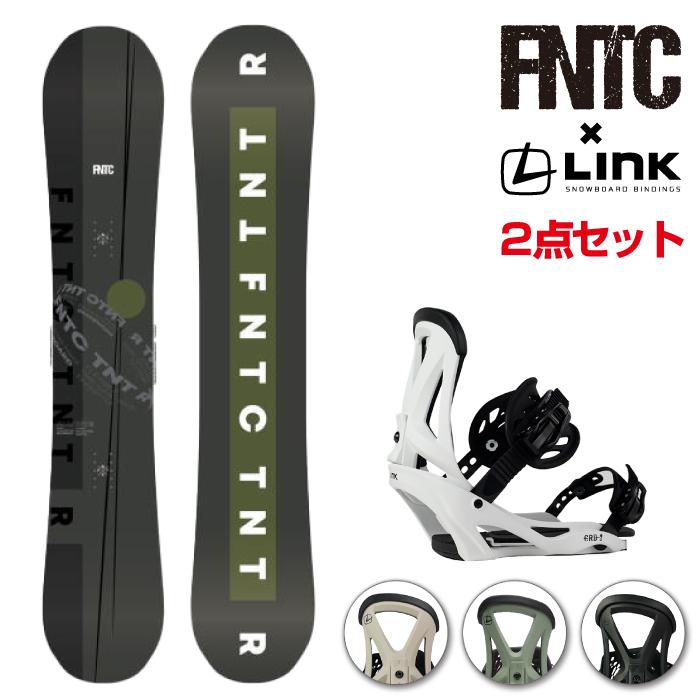 FNTC スノーボード - ビンディング 2点セット FNTC TNT R Black - LINK GRD-2 板 バインディング メンズ ...