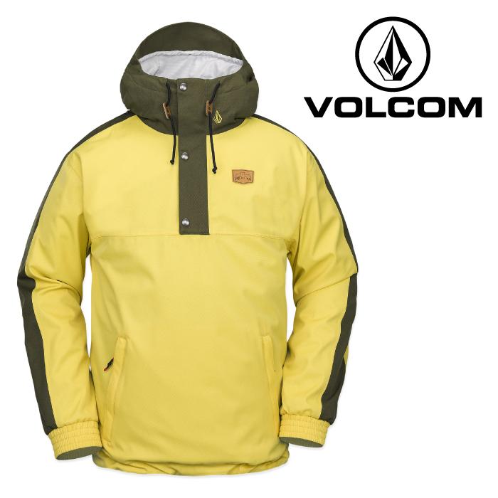 VOLCOM ボルコム スノーボード ウェア ジャケット MENS LONGO 20K PULLOVER Dark Yellow メンズ 24-25 日本正規品 : sports bomber ...