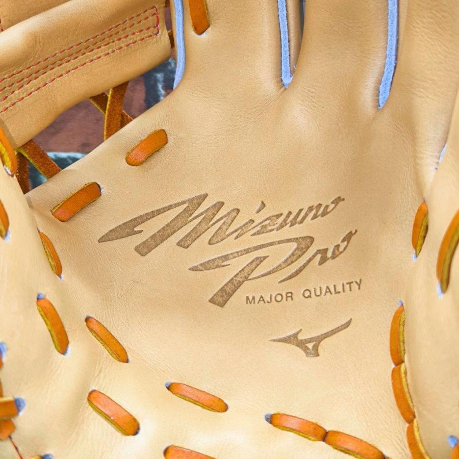Mizuno Pro ミズノプロ クラシック 硬式グローブ 内野手 ジャスミン 限定 カラー 高校野球対応 サイズ9 1ajgh30003-8149 グラブ 型付け グラブ袋 名入れ 刺繍 ...