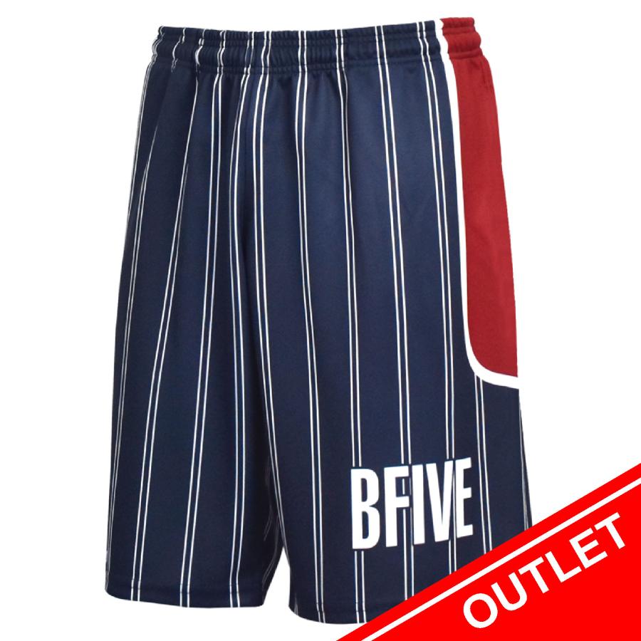 BFIVE(ビーファイブ) BF-TWINSTRIPE_SHORTS_DARKNAVY バスパン ユニセックス ダークネイビー S-XO ...