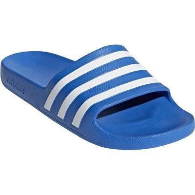 とっても快適クッション抜群、アディダスアディレッタAQUA,トゥルーブルー×フットウェアホワイト×トゥルーブルー , F35541,サイズ24 ...