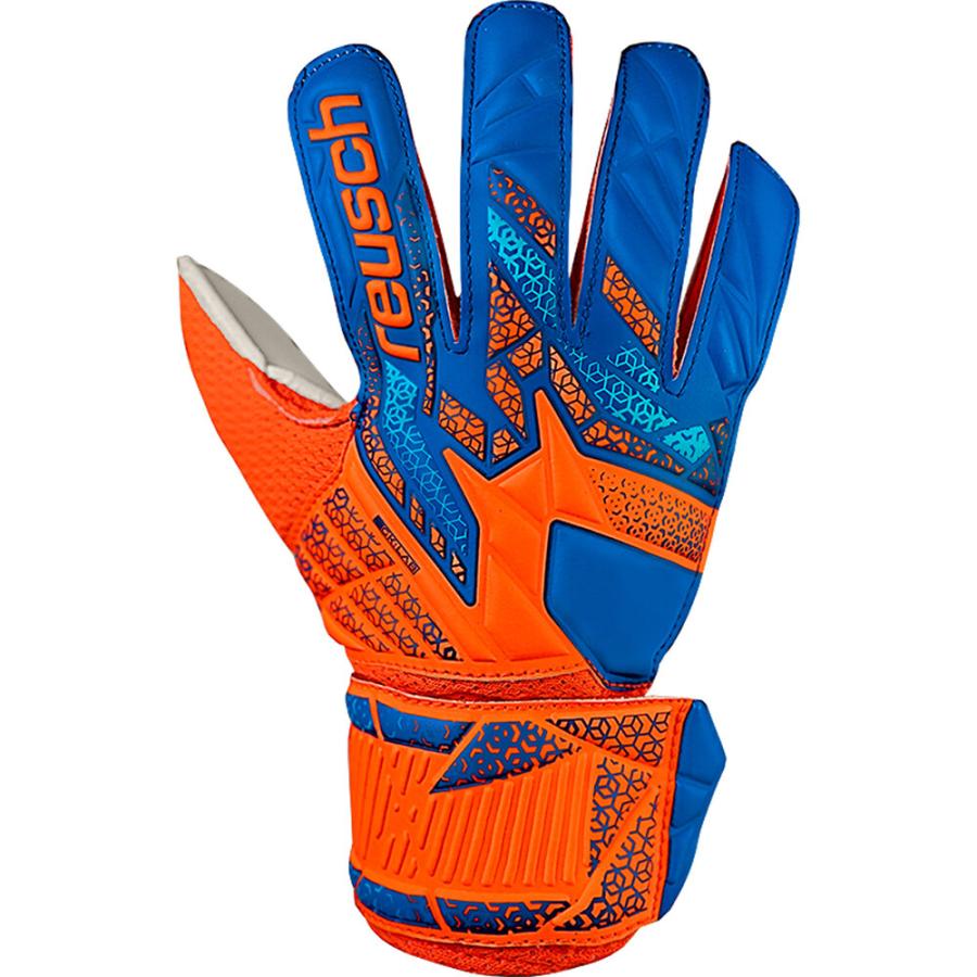 reusch（ロイシュ） キーパーグローブ アトラクト ソリッド ジュニア サッカー キーパー手袋 ショッキングオレンジ/ブルー 5562515-2290 : クレブスポーツ通販事業課 ...