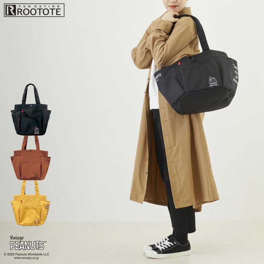 ROOTOTE 2022新作 スヌーピーバッグ MEDIUM ルートート ミディアム.ポケッツ.ピーナッツ-7U オークル : SPORTUS - 通販 - Yahoo!ショッピング
