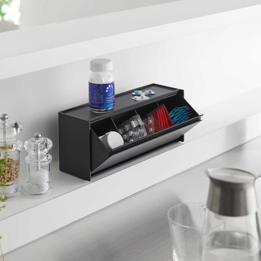 tower くすり整理ケース 山崎実業 タワー マグネットお薬&サプリメント収納ケース 1358 ブラック : SPORTUS - 通販 - Yahoo!ショッピング