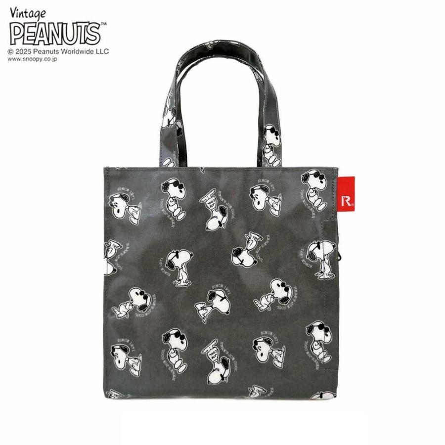 ROOTOTE 2025新作 スヌーピーバッグ ミニバッグ Vintage PEANUTS SQUARE 8431 ルートート IP.スクエア.ラミネート.ピーナッツ-0L ジョー・クール ...