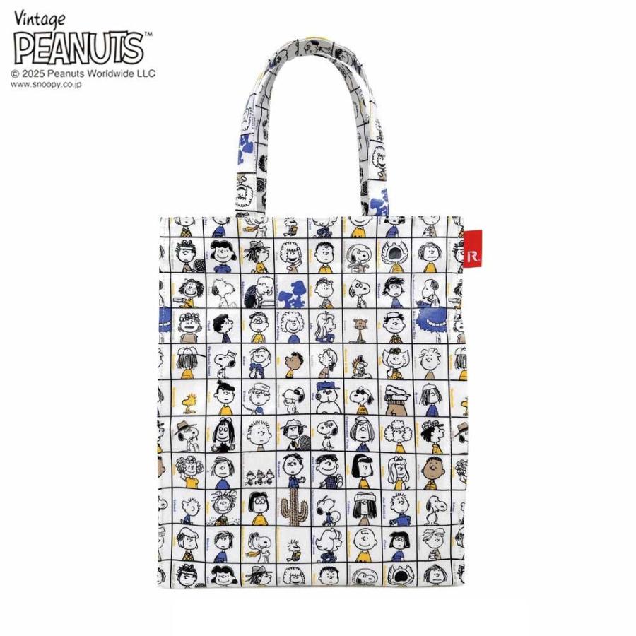 ROOTOTE 2025新作 スヌーピーバッグ サブバッグ Vintage PEANUTS A-quatre 8430 ルートート IP.A4アーキャトル.ラミネート.ピーナッツ-0L 75 ...
