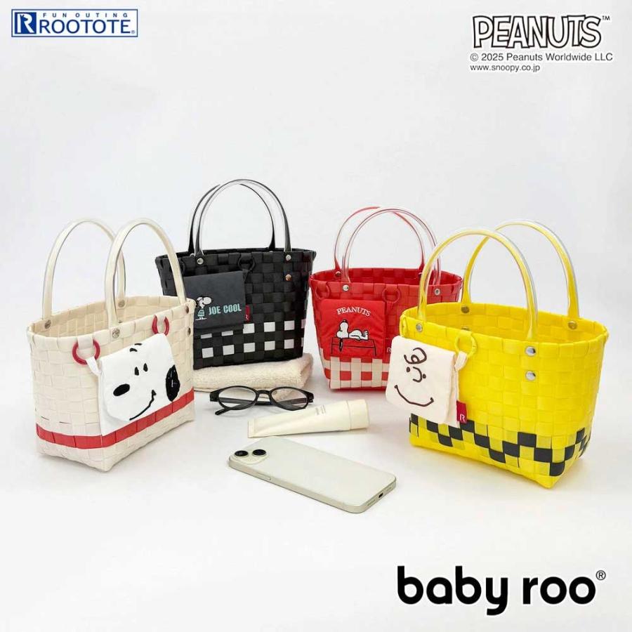ROOTOTE 2025新作 スヌーピーバッグ ミニバッグ Vintage PEANUTS babyroo 8439 ルートート IP.ベビー ...