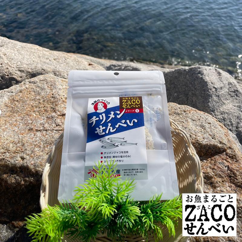 （送料無料）ZACOせんべい ハーフサイズ 選べる7種セット タイ アジ エソ サワラ テンジクダイ ちりめん イリコ イカ えび 内容量1袋10g 全8種 : zaco-senbe21 ...