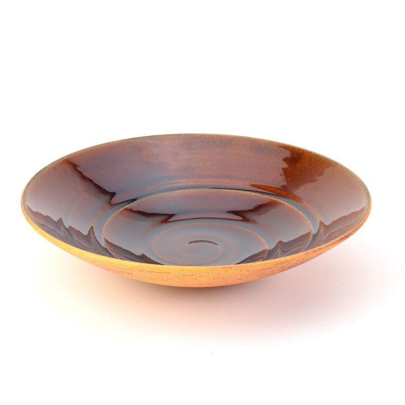 ヤマ庄陶器 中鉢 10インチ ボウル ブラウン 鉢 土物 Deep breth 信楽焼 日本製 DB-7c :20221126014809 ...