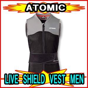 ATOMIC 【ATOMIC】アトミック LIVE SHIELD VEST MEN 脊椎パッド バックプロテクター : スポーツショップ ...