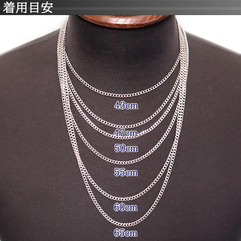 ネックレス チェーン 金属アレルギー対応 ステンレス製 カットあずきチェーン 2.8mm 50cm/55cm/60cm のみ メンズ 太目 シンプル 太い : エスピーストーン - 通販 ...