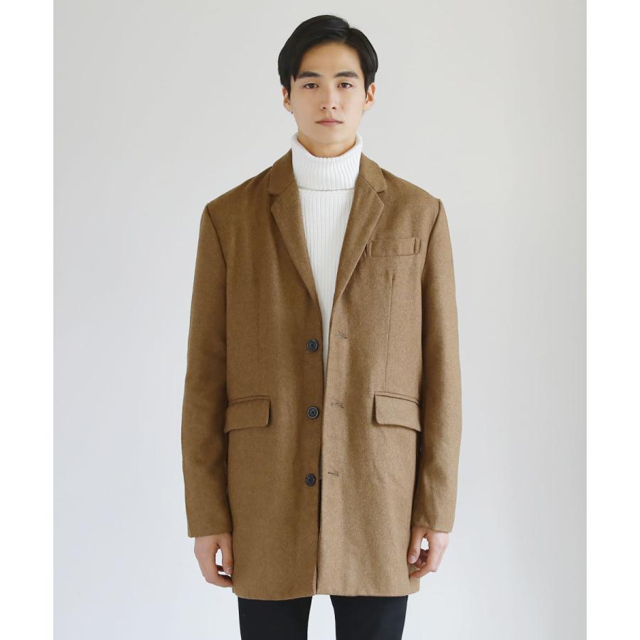 ステンカラーコート メンズ チェスターコート アウター ブランド