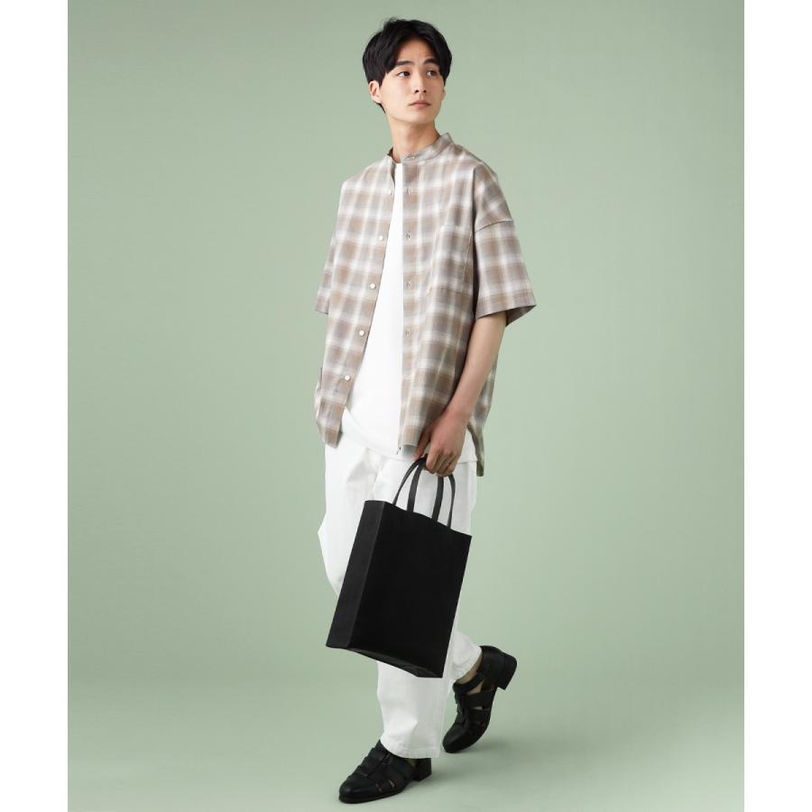 SLICK シャツ メンズ 春 夏 春服 夏服 半袖 トロピカル super100 オンブレチェック チェック 5269714 ...