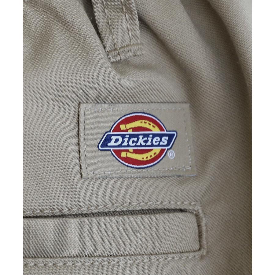 Dickies テーパードパンツ イージーパンツ ボトムス メンズ 春 春服 夏 夏服 オールシーズン TCツイル デニム ロゴ ベルトループ ゴムウエスト ポケット 紐 5122-7400 ...