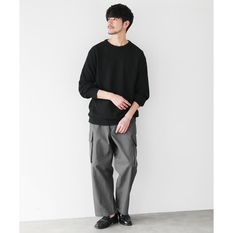 ニット クルーネックニット メンズ 春ニット ウォッシャブル 12G ニット クルーネックニット メンズ 春ニット ウォッシャブル 12G
