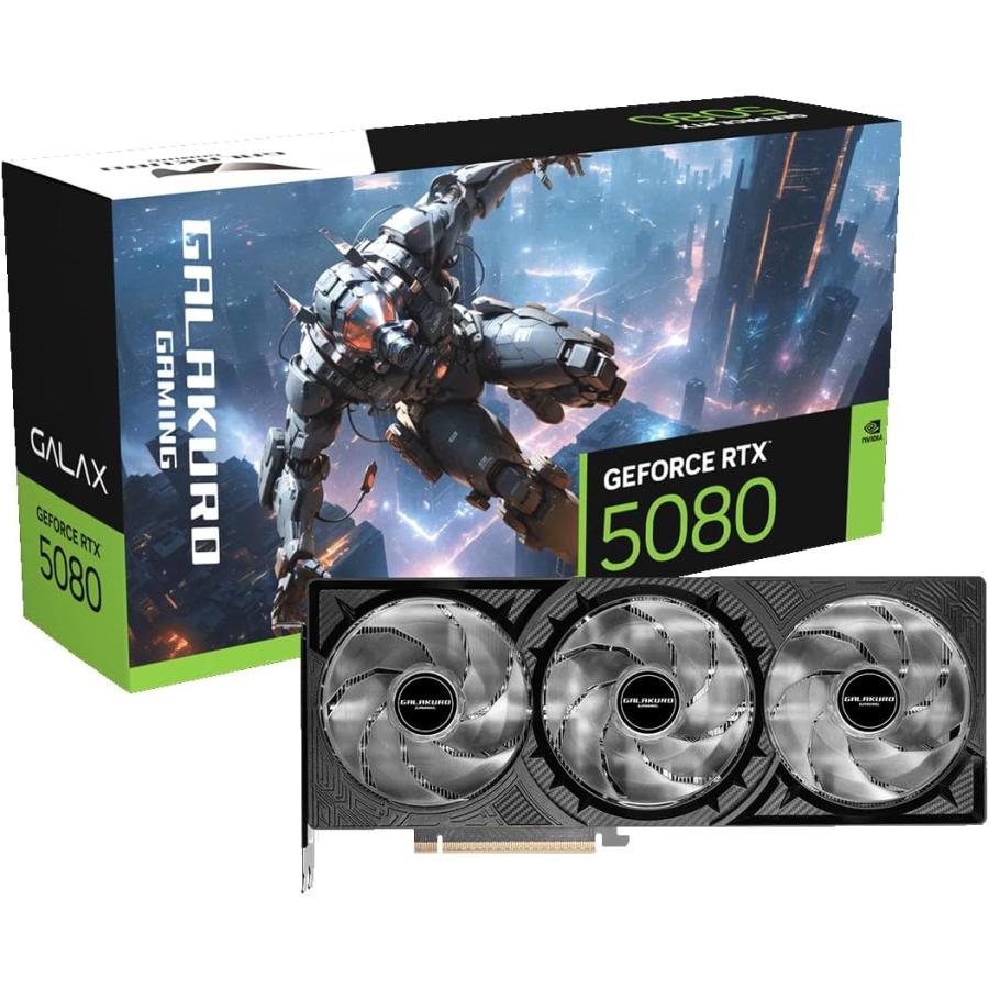 【新品】【即納】玄人志向 NVIDIA RTX5080 搭載 グラフィックボード GDDR7 16GB GG-RTX5080-E16GB/OC/TP パソコン PC 周辺機器 グラボ ...