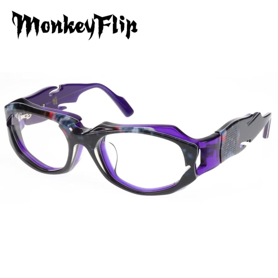 メガネフレーム MonkeyFlip 妙義 みょうぎ 54サイズ モンキーフリップ フルリム 2023 Winter Collection 超攻撃的 フレーム眼鏡 : mof11-0018 ...