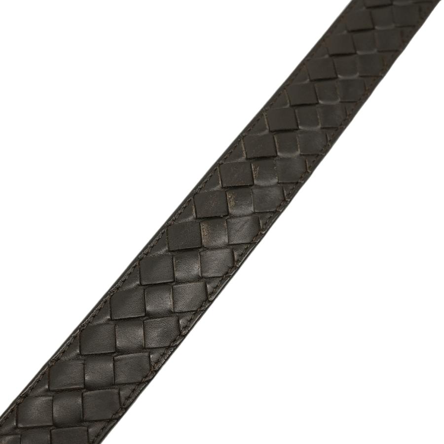 BOTTEGA VENETA ボッテガヴェネタ イントレチャート ベルト ダークブラウン 茶 ♯90 : 240575 : ブランド買取販売SRC - 通販 - Yahoo!ショッピング