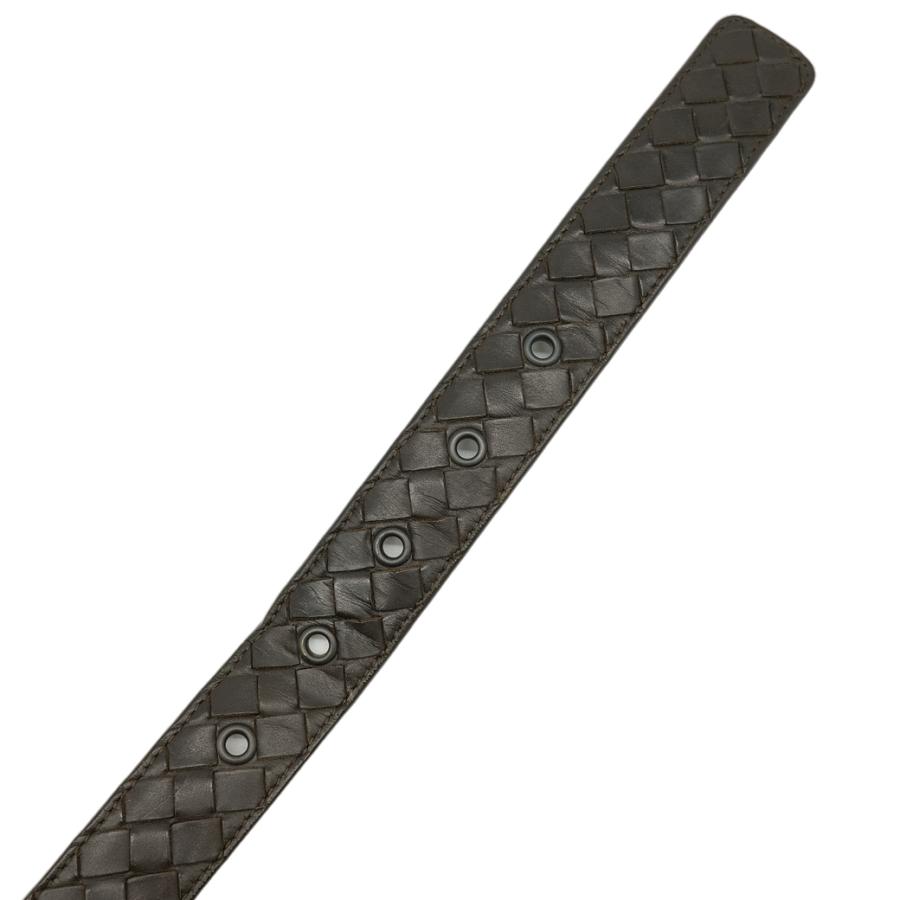 BOTTEGA VENETA ボッテガヴェネタ イントレチャート ベルト ダークブラウン 茶 ♯90 : 240575 : ブランド買取販売SRC - 通販 - Yahoo!ショッピング