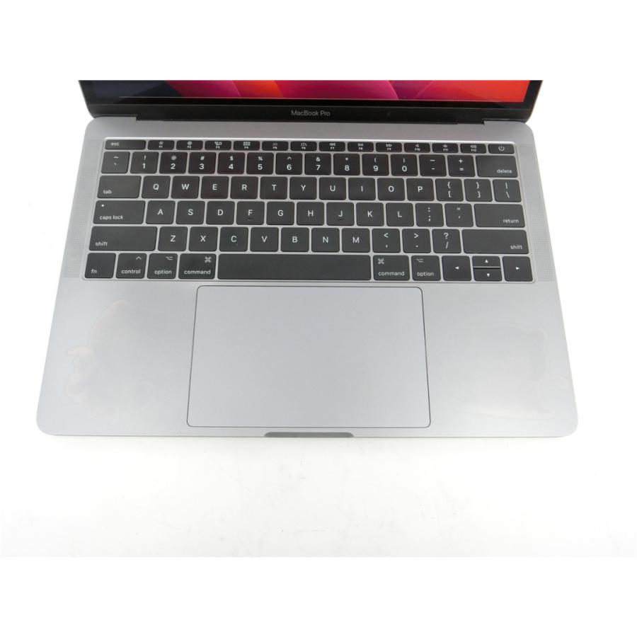 中古 MacBook Pro 13 2017 A1708(CPU： Core i5 7360U 2.3GHz/メモリ：16GB/SSD：512GB) WEBカメラ/Bluetooth/WIFI ...