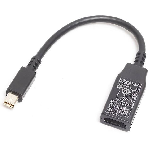 Lenovo TYPE2-PS8402A Mini DisplayPort to HDMI アダプター DisplayPort=HDMI変換 ...
