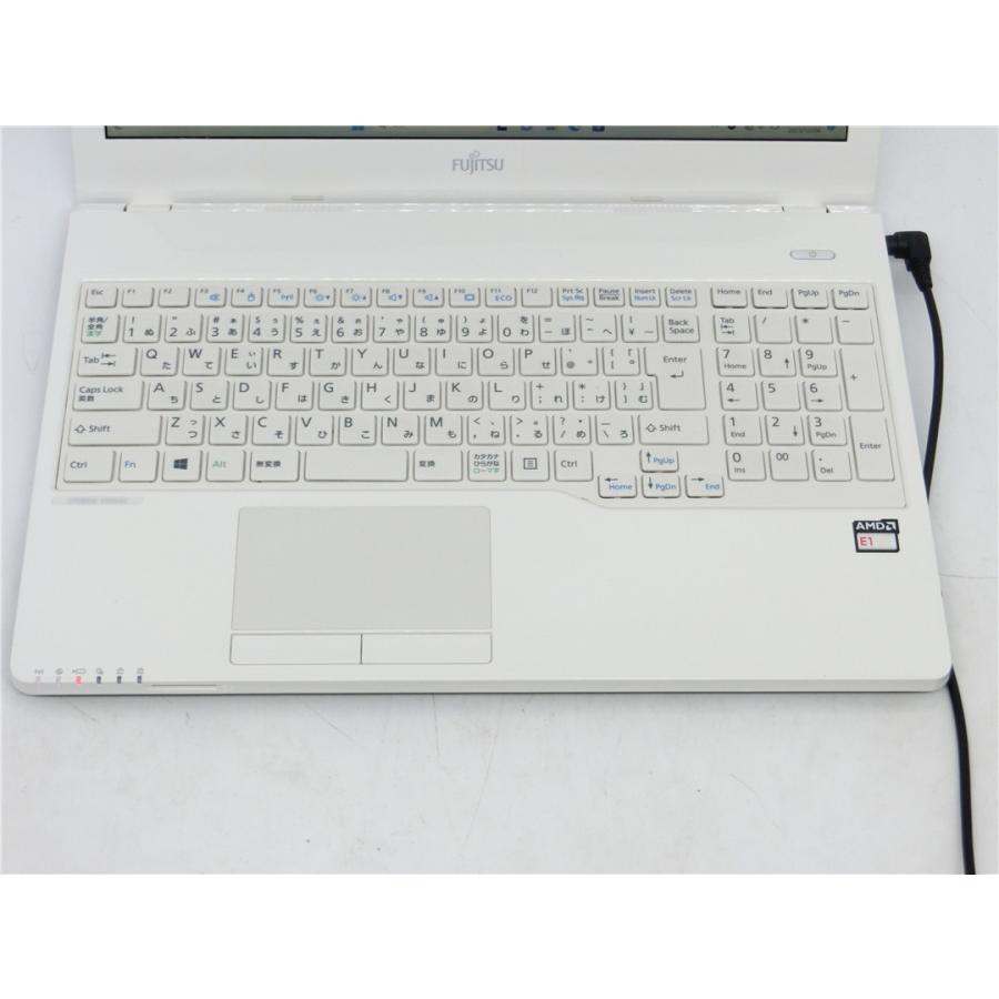 2016年モデル カメラ/中古/15.6型/ノートPC/Win11/新品SSD256/4GB/AMD E1-7010/FUJITSU AH30 ...