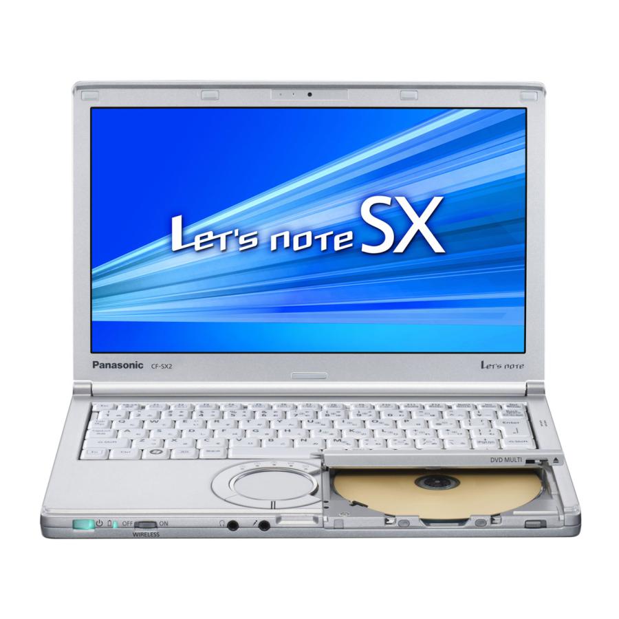 Let’s note Panasonic CF-SX2 中古頑丈 Win10Pro パソコン12インチ ノートPC Core i5 第3世代 /高速SSD128GB/8GB/カメラ ...