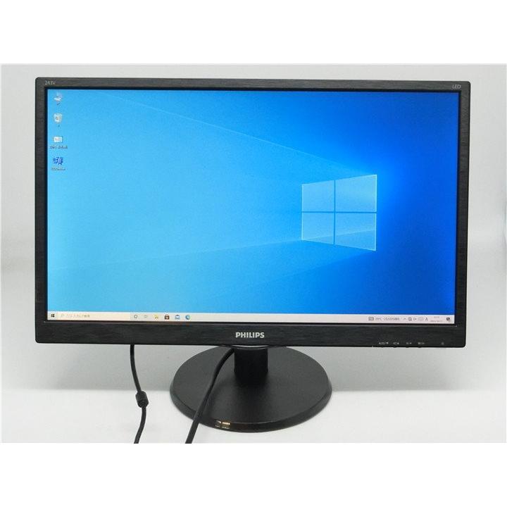 ex Computerデスクトップ＆24インチモニターセット/Win11Pro/大容量SSD新品256GB+HDD1TB/16GB ...