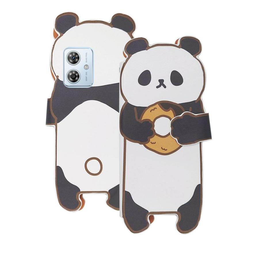 moto g64 5G Motorola 手帳型（パンダ）おしゃれ スマホ ケース スタンド moimoikka (もいもいっか) : エスエスリンク - 通販 - Yahoo!ショッピング