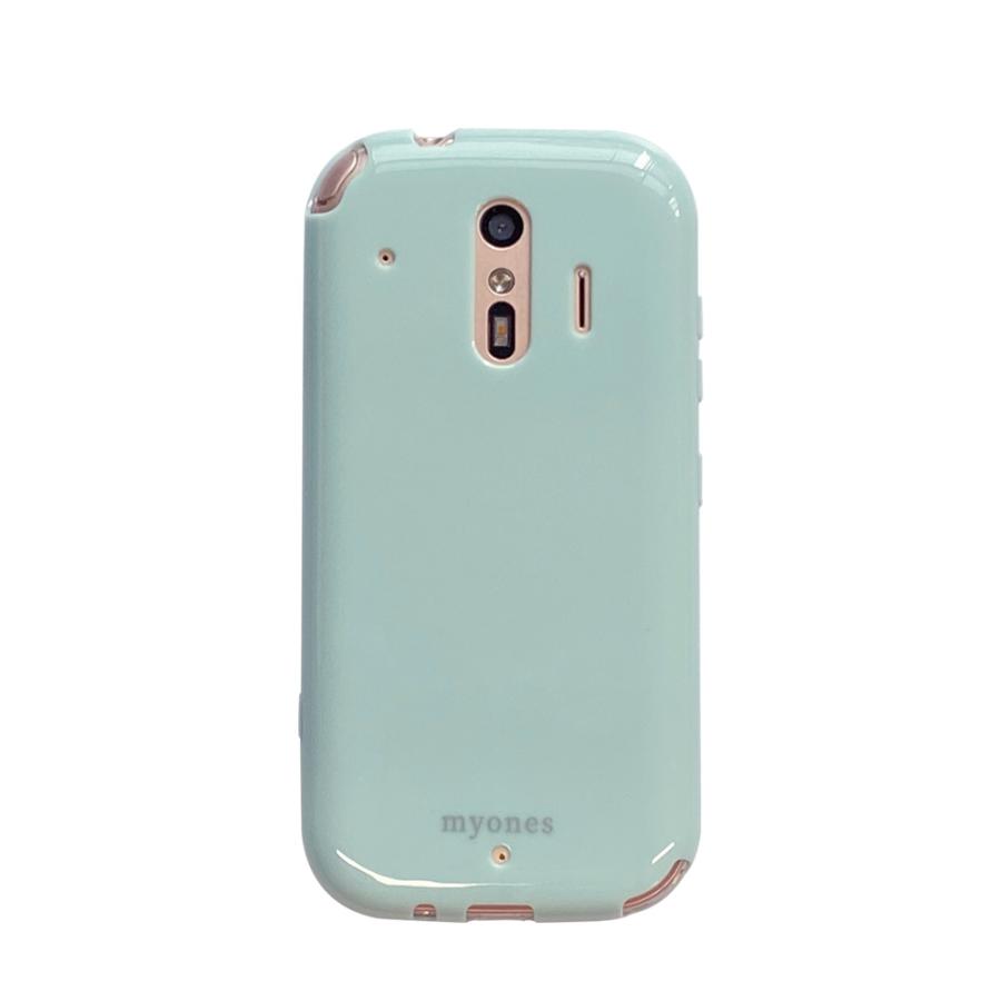 らくらくスマートフォンme F-01L F-42A ケース TPU (くすみグリーン) myones シリコン ソフト カバー ニュアンスカラー スマホケース : エスエスリンク - 通販 ...