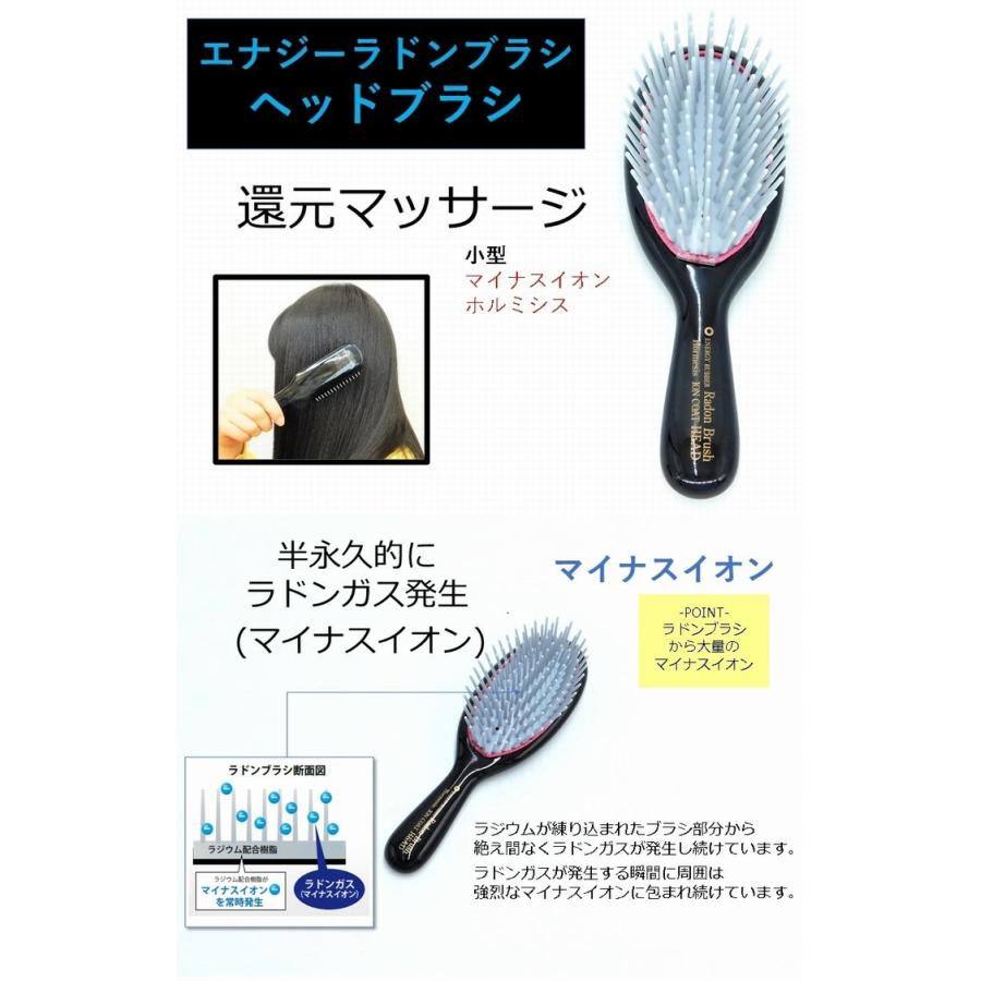 エナジー ラドンブラシ ヘッドブラシ ER-100B《ラジウム鉱石 ラドン マイナスイオン エナジーラバー、コイノテックス、山本化学工業 ...