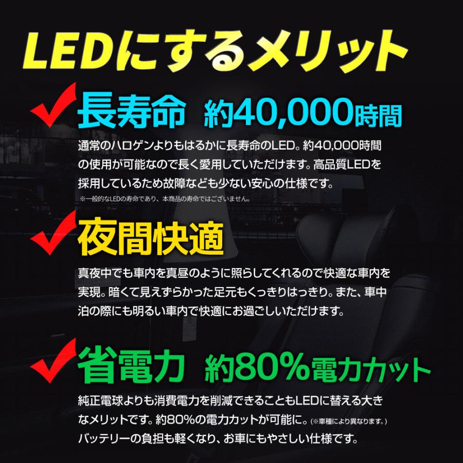 シェアスタイル ルームランプ LED タントファンクロス LA650S LA660S 2色切替可能 明るさ調整機能付き 鏡面仕様 5p 室内灯 ライト ランプ カスタム : LED HIDの ...