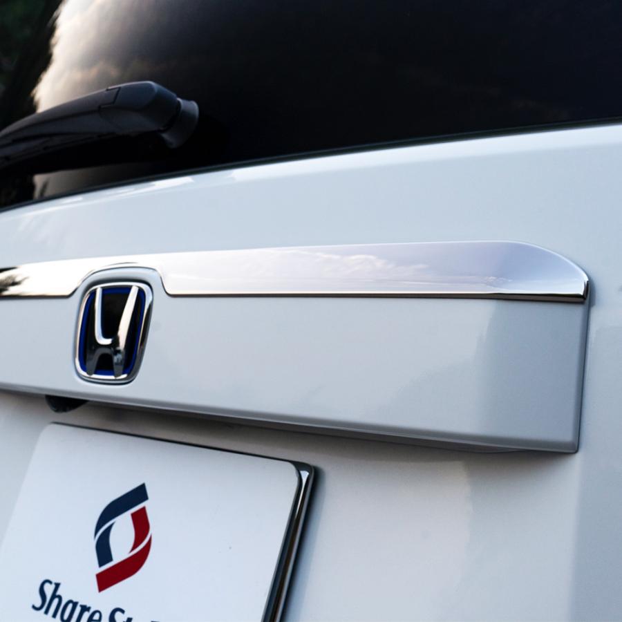 リアゲートハンドルガーニッシュ 1p (当社オリジナル商品) 新型 フリード GT カスタム ステンレス シルバー 鏡面仕上げ バックドア ホンダ シェアスタイル : ho-fld08 ...