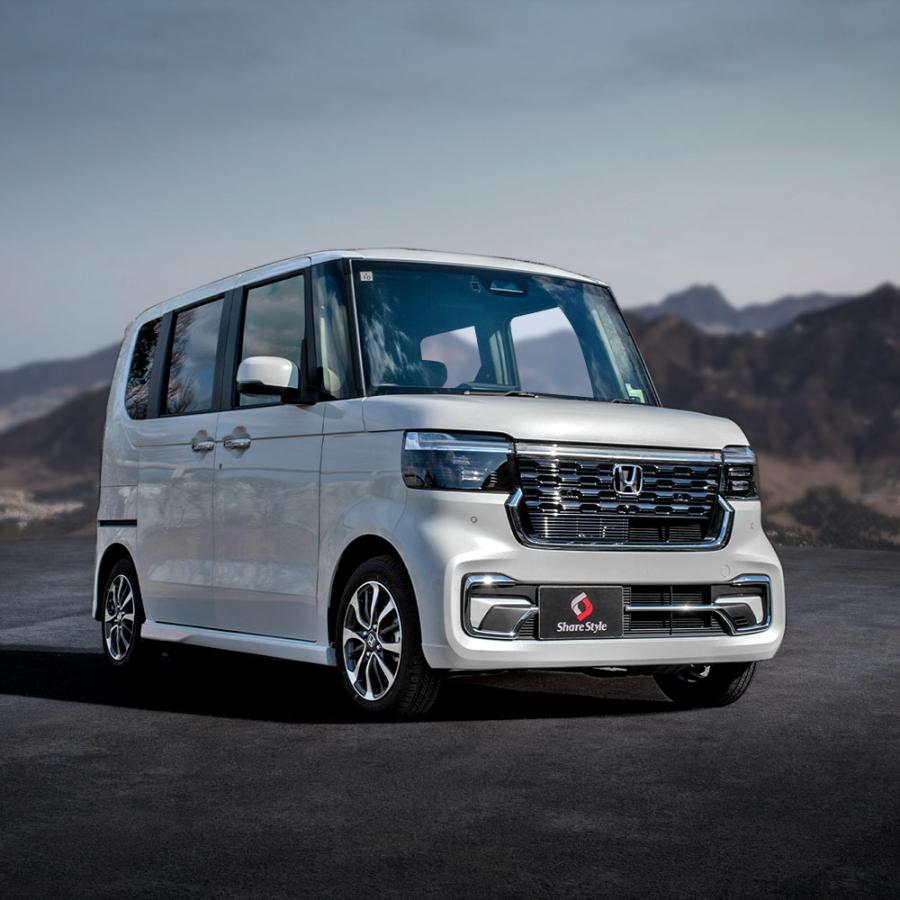 シェアスタイル 【予約販売 6月下旬入荷予定】 NBOX JF5 JF6 フロントフォグランプガーニッシュ 3p メッキ 外装 ドレスアップ アクセサリー ホンダ : LED HIDの老舗 ...