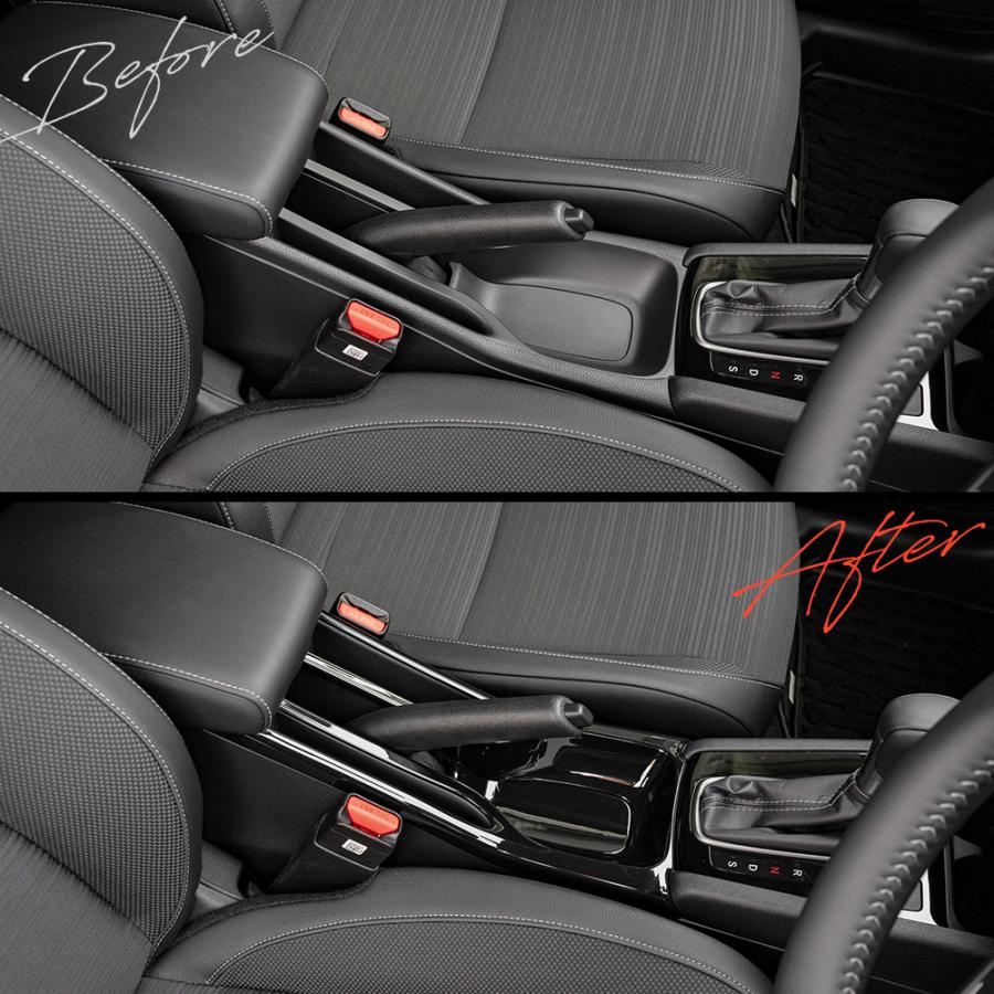 シェアスタイル センターコンソールカバー 2p WRV DG5 インテリアパネル ピアノブラック 黒 内装 ABS 樹脂 簡単取付 ドレスアップ WR-V ホンダ : LED HIDの老舗 ...