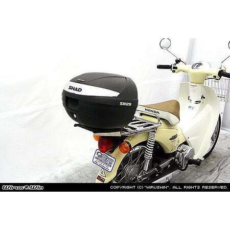 WirusWin カブ110(JA07) SHAD製リアボックス付きダブルリアキャリア /ウイルズウィン シャッド : エスエスオートパーツ - 通販 - Yahoo!ショッピング